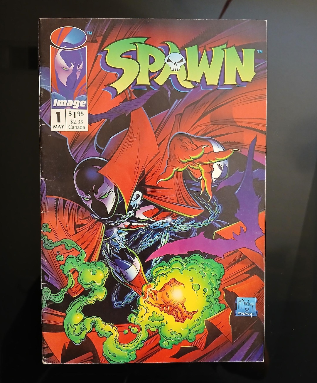 Spawn 1 May 1992, Image Comics Malibu, Todd Macfarlane First Issue - Etsy
