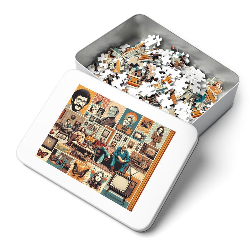 70s Sitcom Jigsaw Puzzle: Retro TV Show Fan Collectible - Etsy