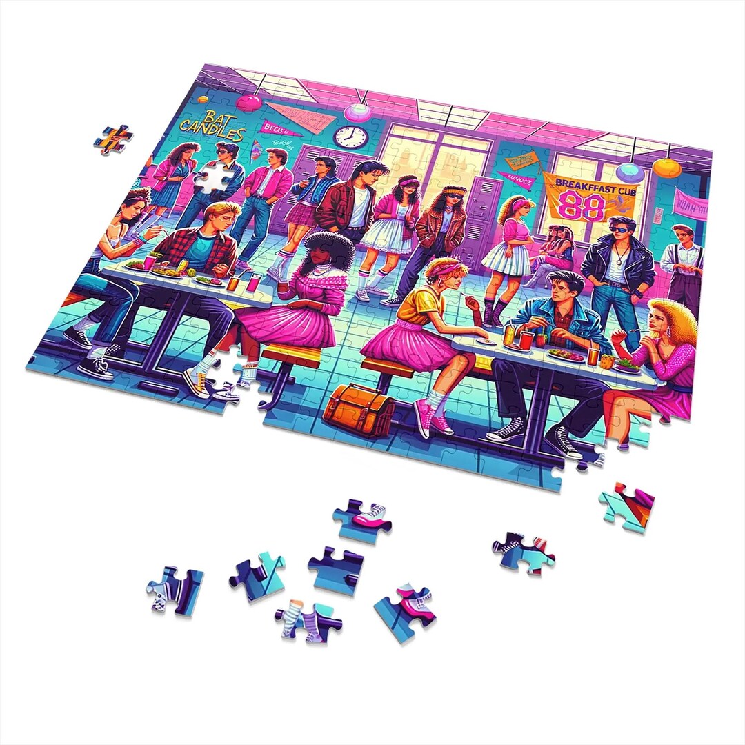 80s High School Jigsaw Puzzle: Retro Pop Culture 1000 Piece Gift - Etsy