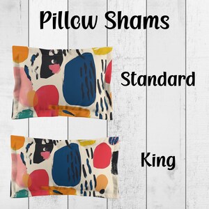 Colorful Abstract Comforter Set - Modern Artistic Bedding - Bold ...