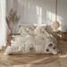 Vintage French Script Comforter: Botanical Floral Bedding Set - Etsy