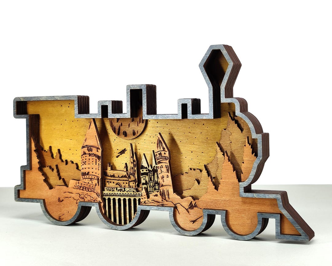 Train Svg, Magic Layered Design, Wizard Castle, Wizards Express, Wizard ...