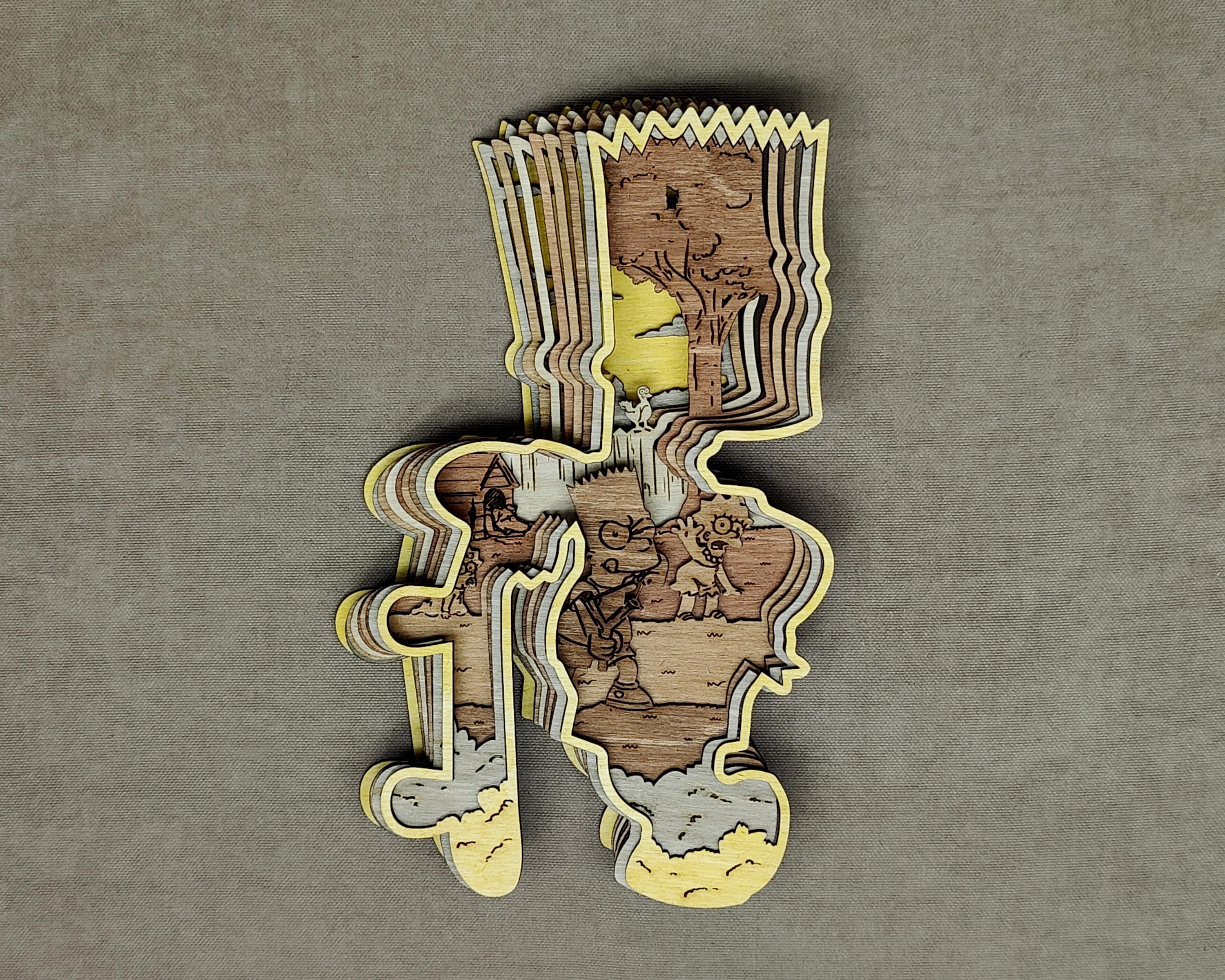 Cartoon Layered Cut File SVG, Glowforge Characters (digital Download ...
