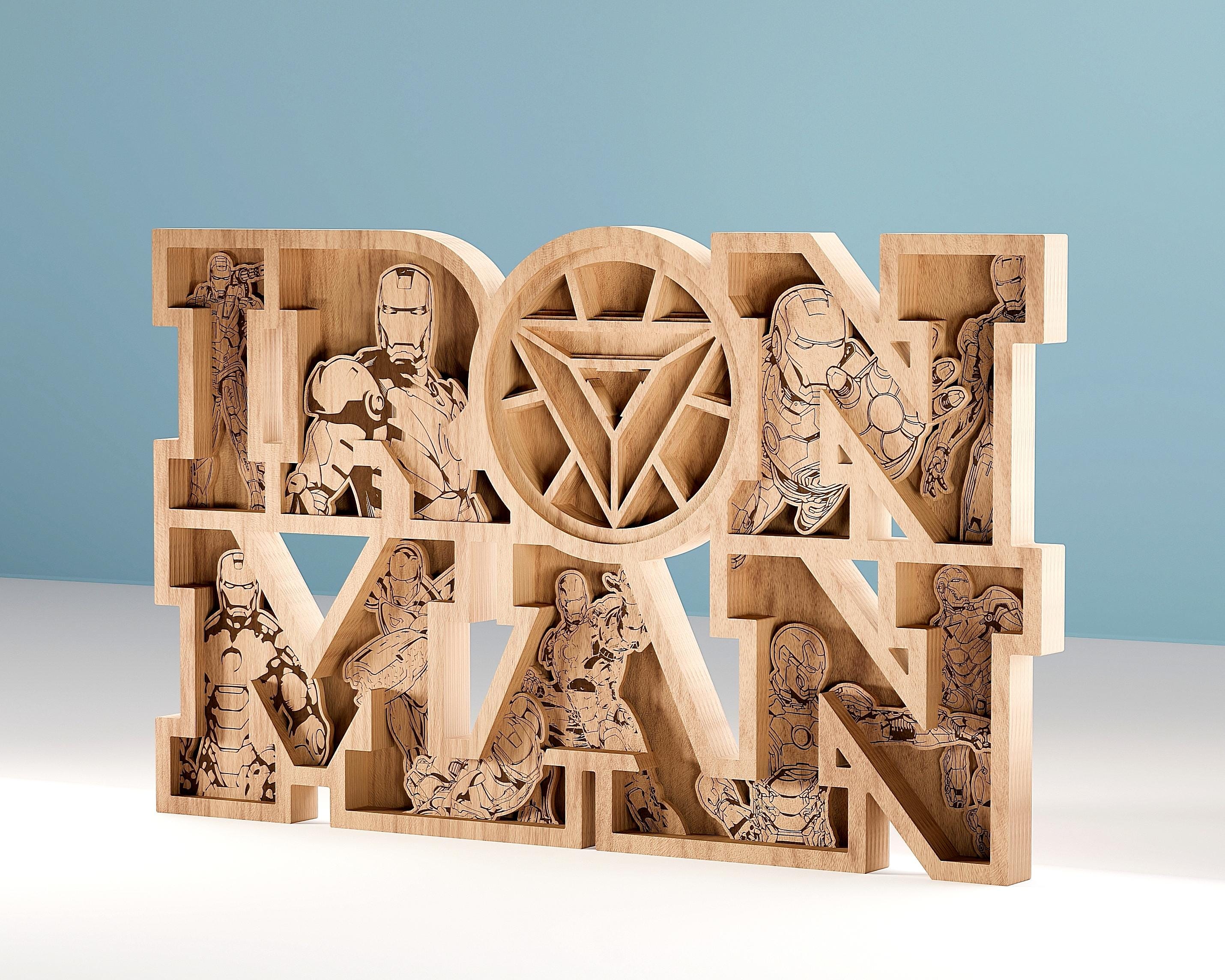 Laser Cut Files, Superhero 3D, Comic Character Design, CNC Files for ...