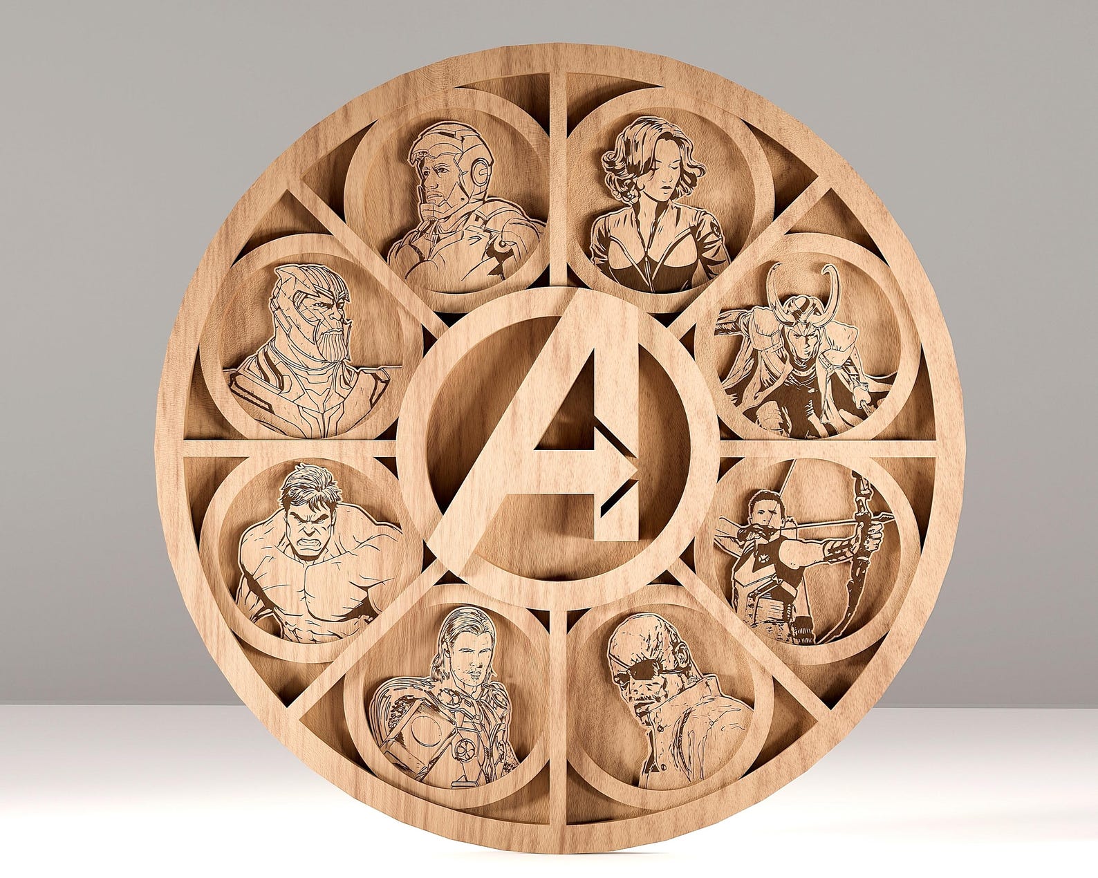 Laser Cut SVG - Superhero Svg - Set of 5 - Layers Artwork for Glowforge ...