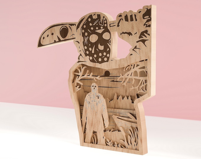 Horror Standing Multilayer Wood Sign Cut File,layer Characters Horror ...