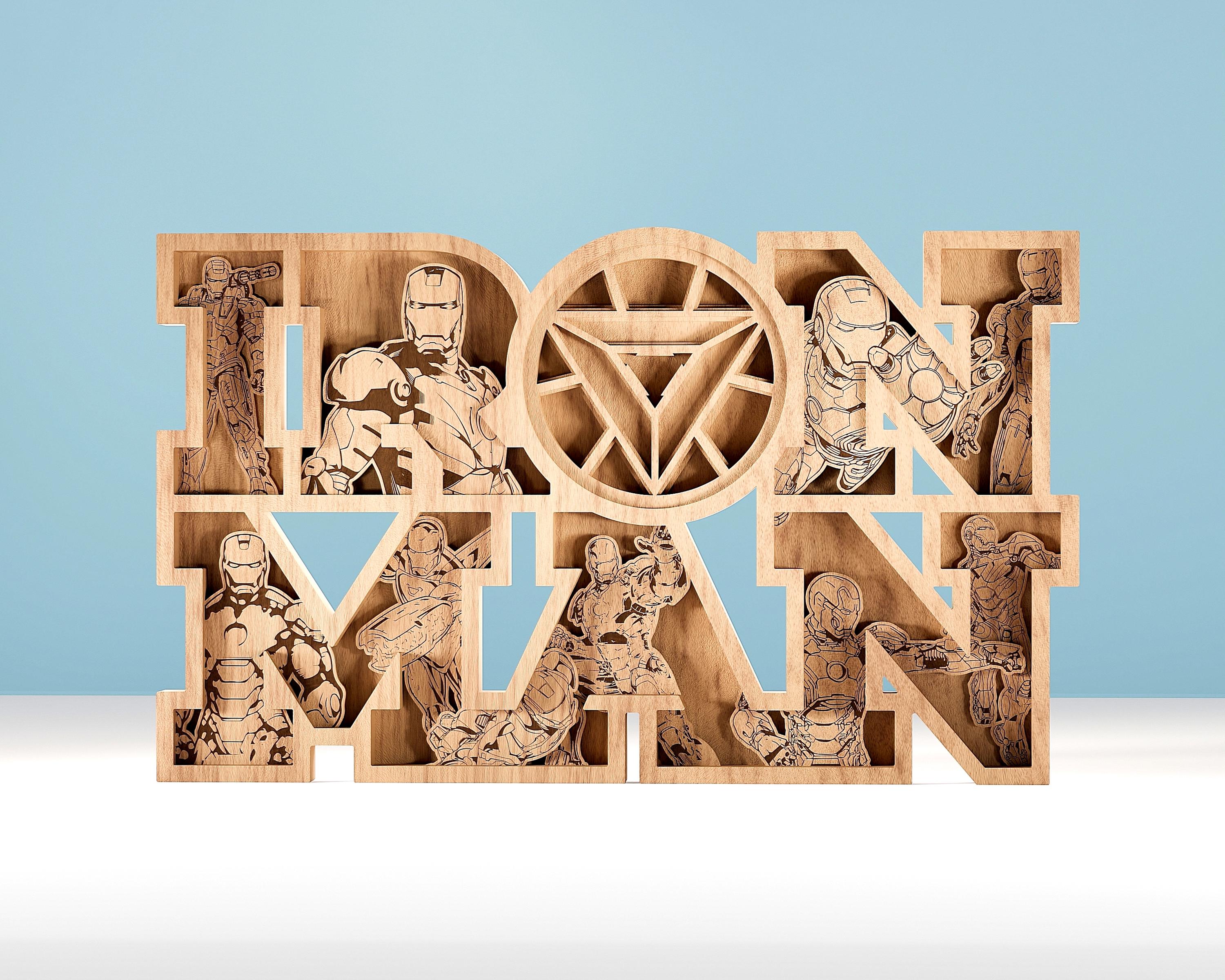 Laser Cut Files, Superhero 3D, Comic Character Design, CNC Files for ...