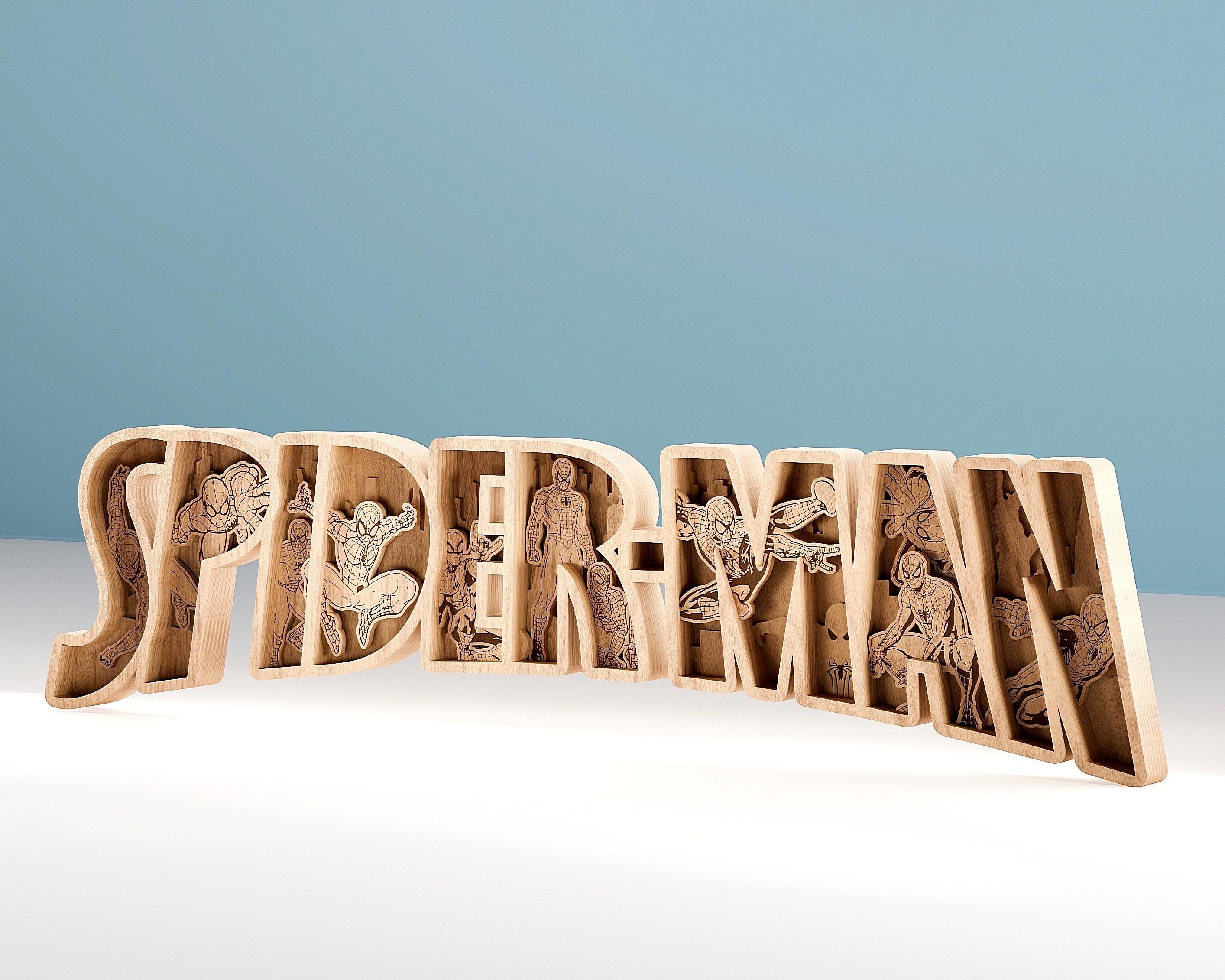 Laser Cut Files, Superhero 3D, Superhero SVG, Man Svg, Glowforge ...
