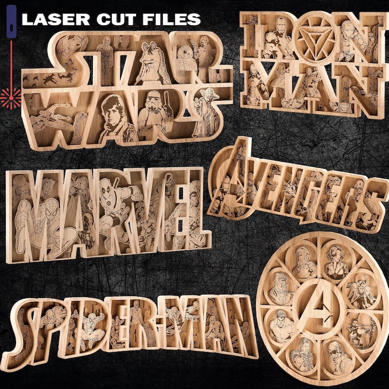 Laser Layered Magnet Svg - Etsy UK