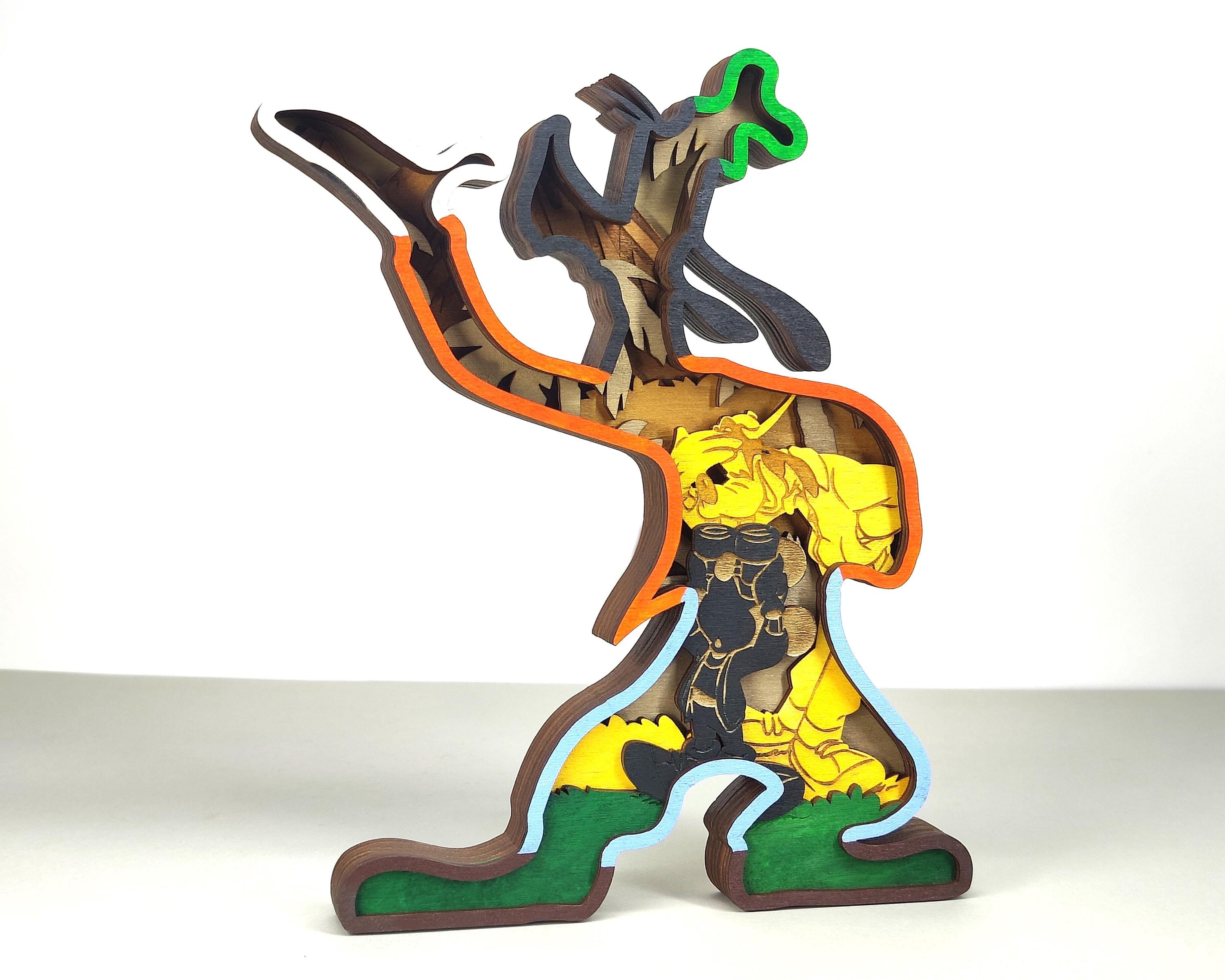 Cartoon Characters SVG, Glowforge Cut, Instant Download - 7 Layers Art ...