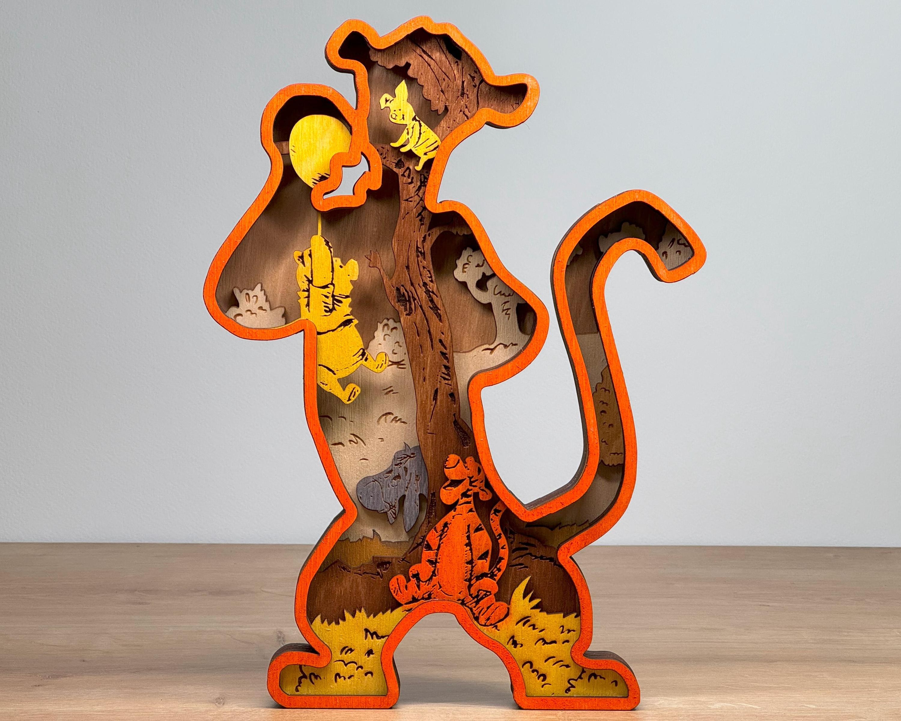 Tigger SVG, Bear, Piglet, Eeyore, Digital Download, Multilayer Svg - 6 ...