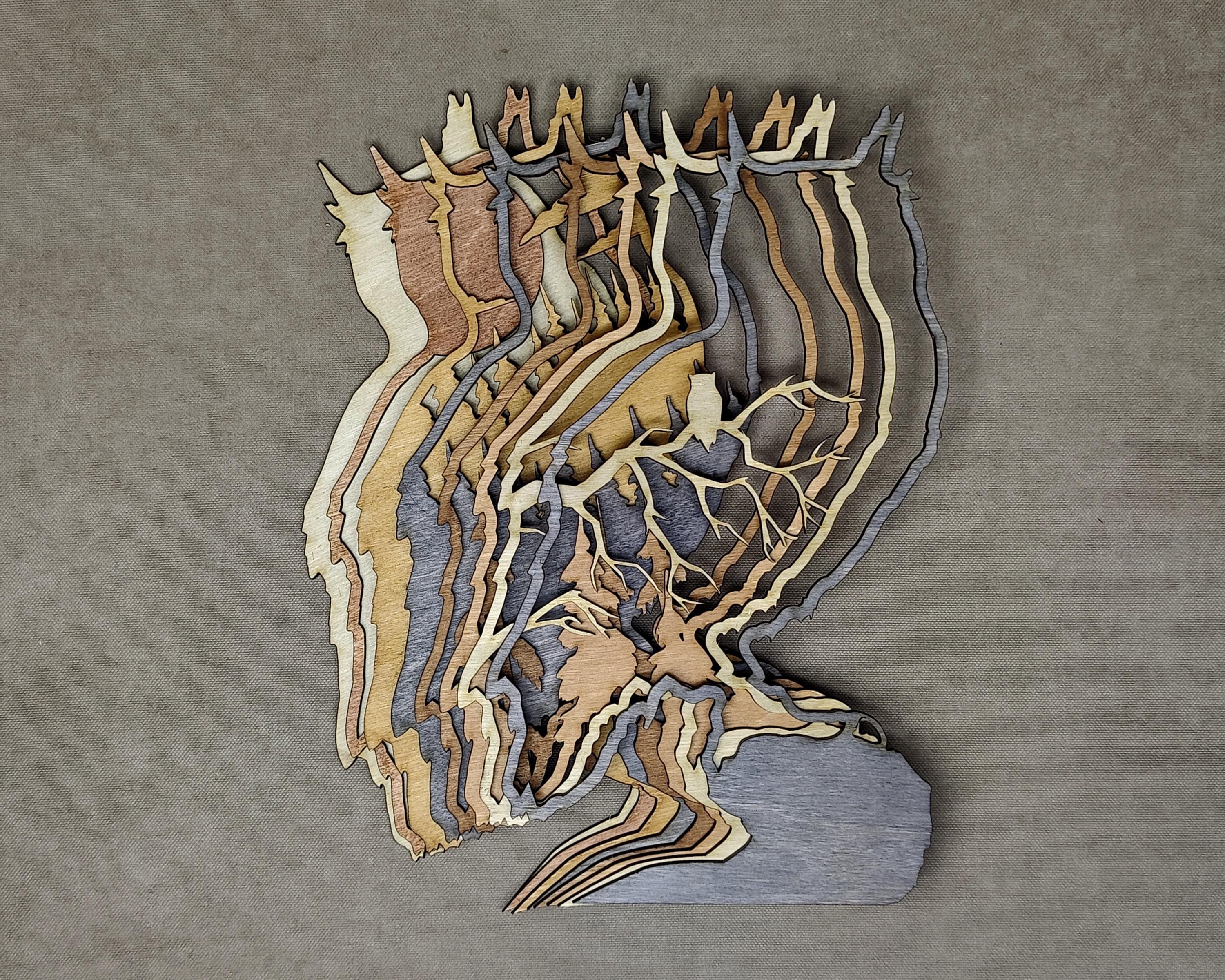 Owl Layered Svg, Owl 3D Layer Svg, Laser Cut, Owl for CNC, Owl Mandala ...