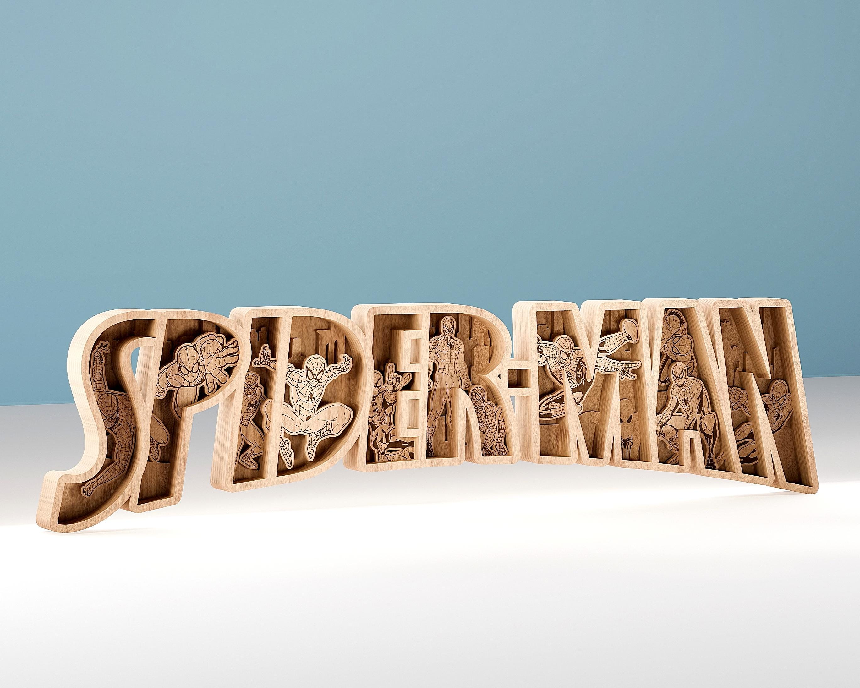 Laser Cut Files, Superhero 3D, Superhero SVG, Man Svg, Glowforge ...