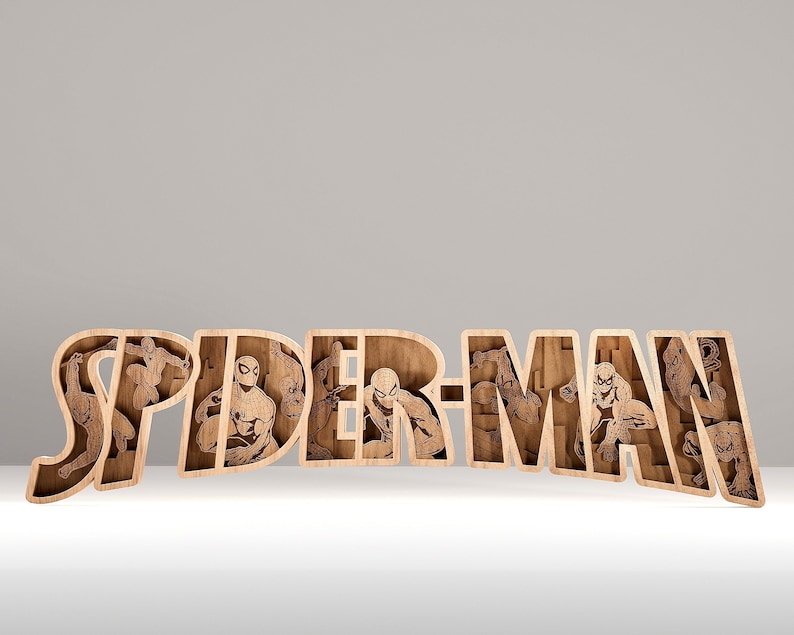 Laser Cut Files, Superhero 3D, Superhero SVG, Glowforge Project - 7 ...