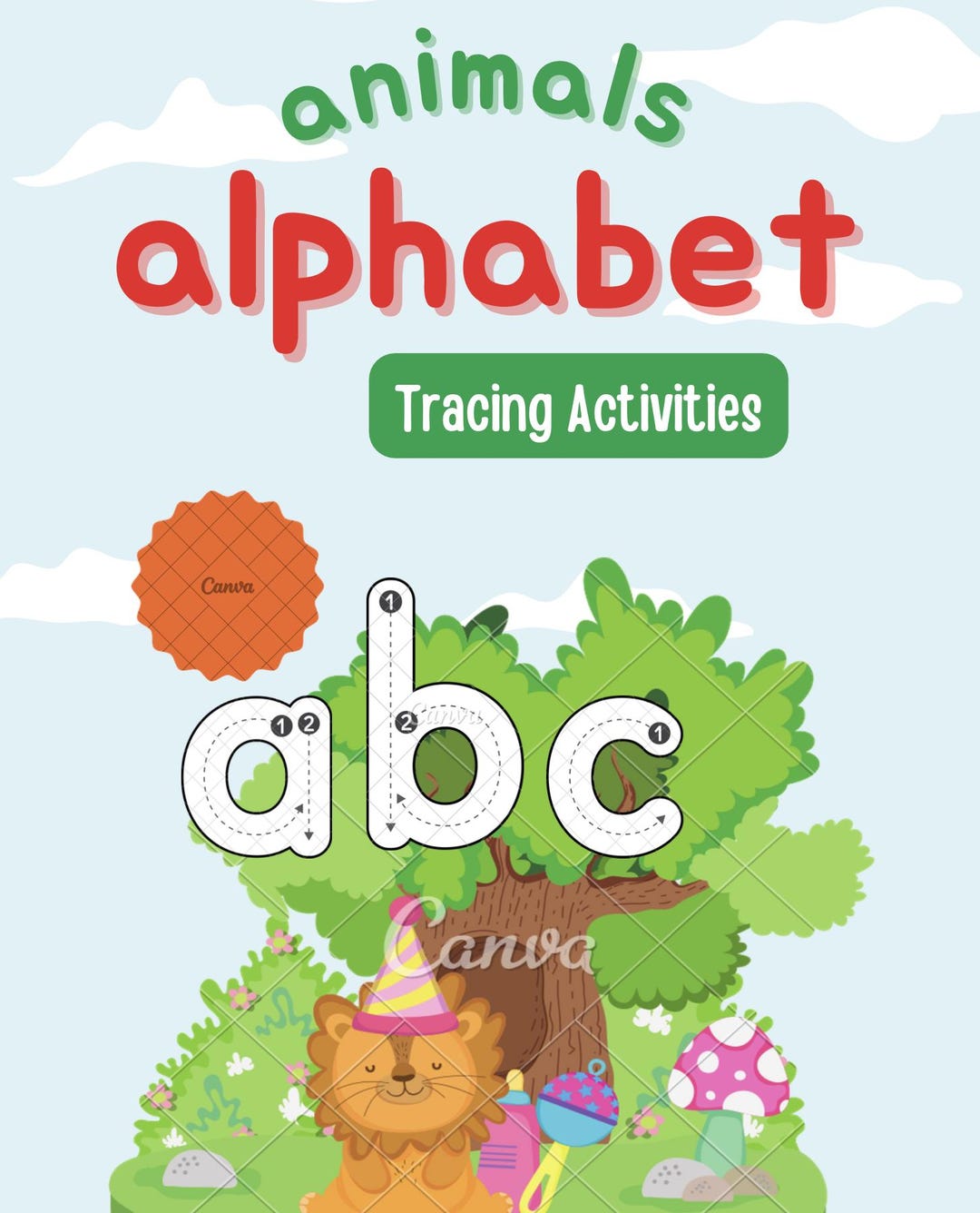 Animal Alphabet Clipart, Animal Alphabet Pdf, Education and Learning ...