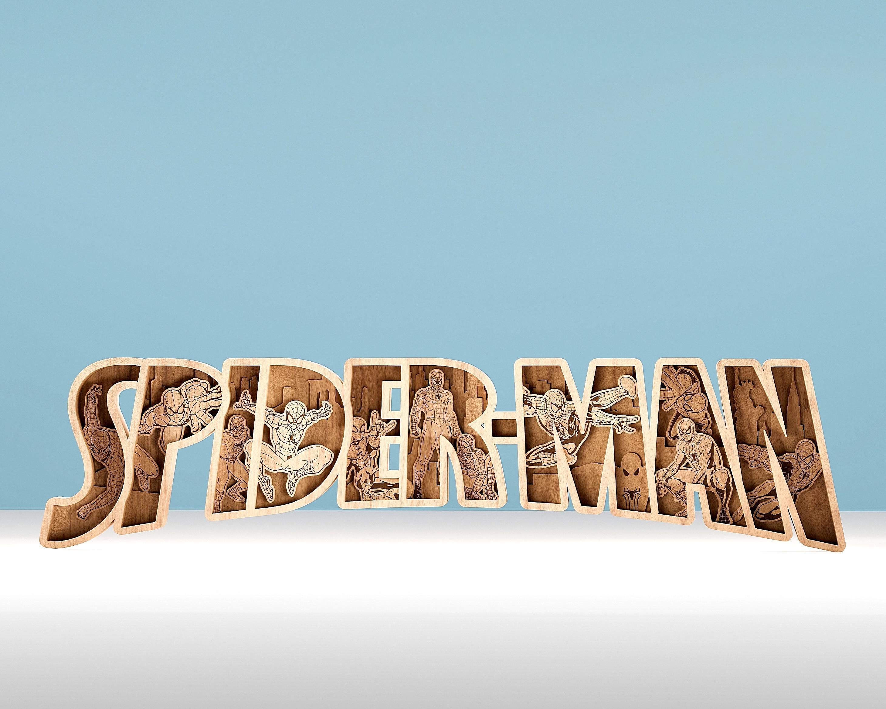 Laser Cut Files, Superhero 3D, Superhero SVG, Man Svg, Glowforge ...