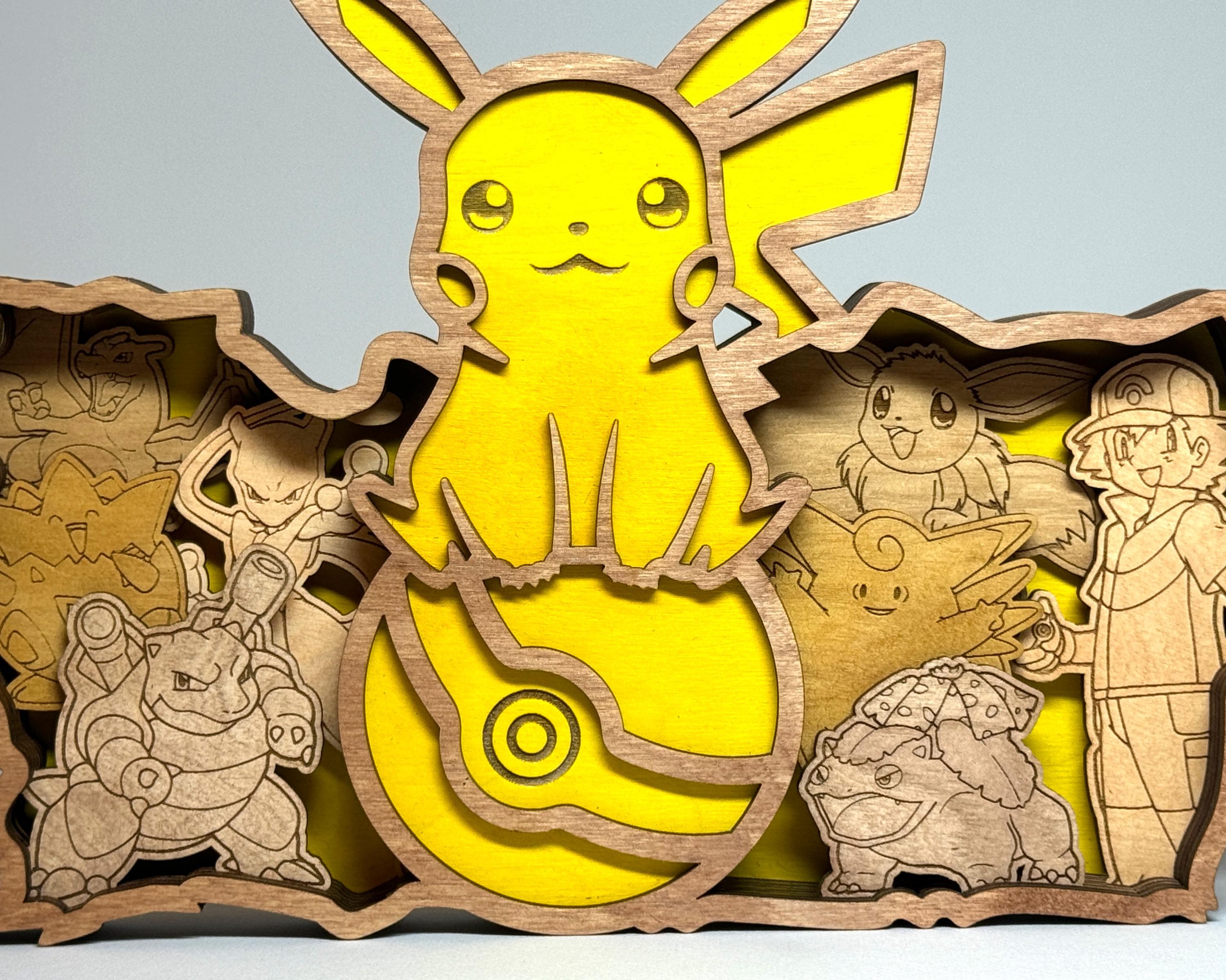 Glowforge Cartoon, Cartoon Characters Svg, Laser Cut Files - 7 Layers ...