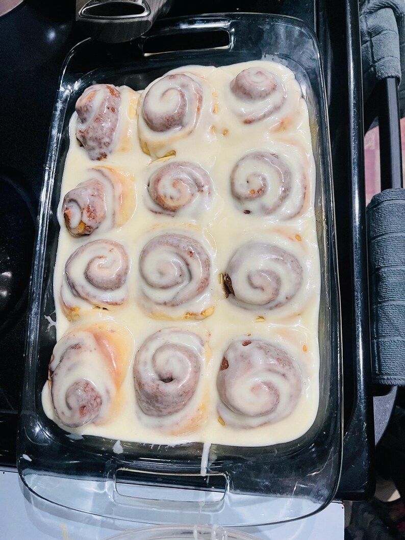 1 Dozen Homemade Classic Cinnamon Rolls - Etsy