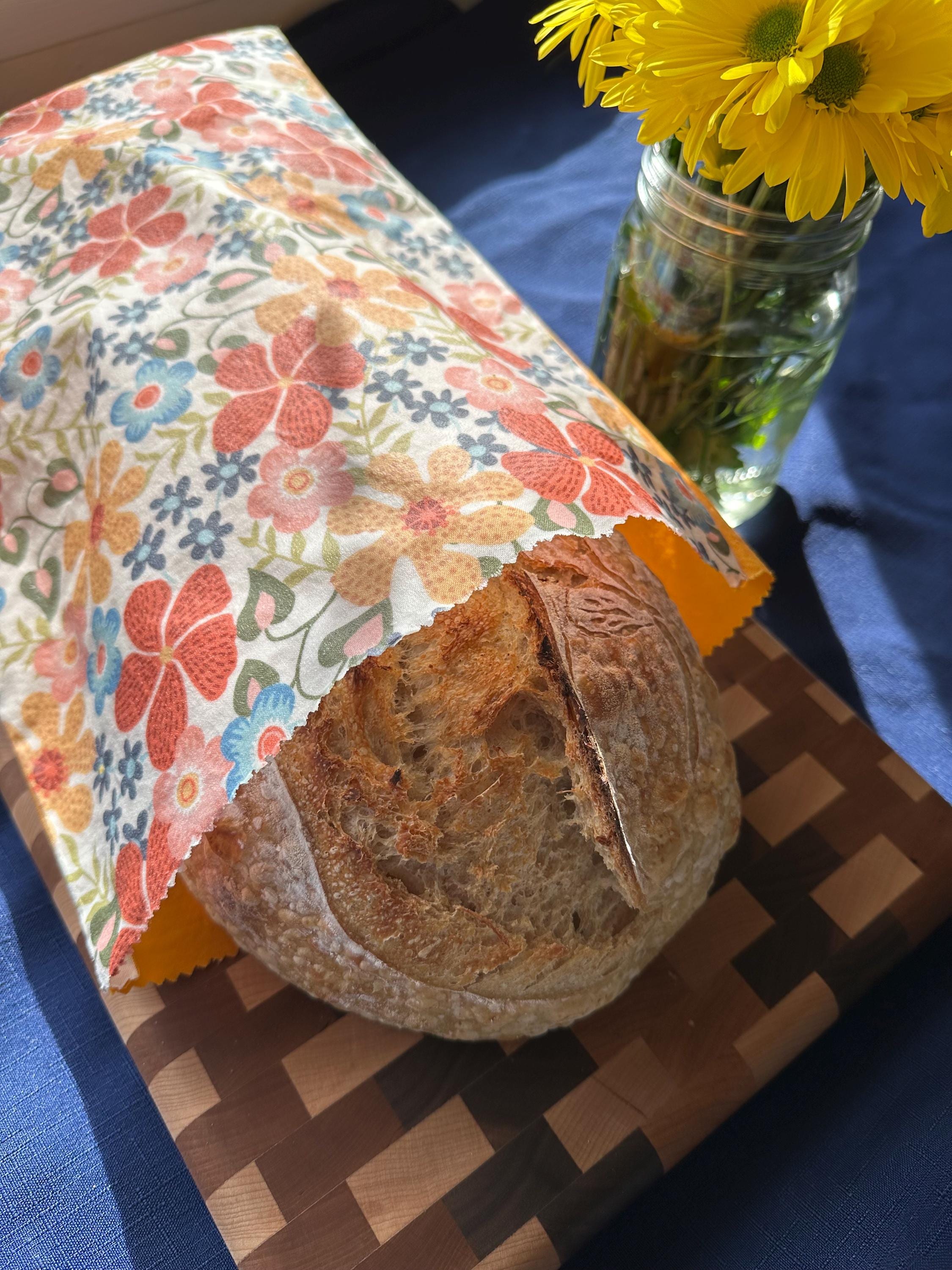 Large Reusable Beeswax Bread Bag - Etsy