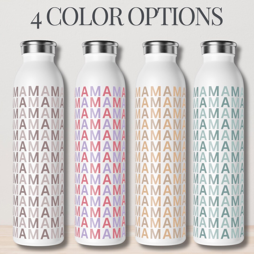 Mama Water Bottle Stainless Steel Mothers Day Gift New Mom Gift Water ...