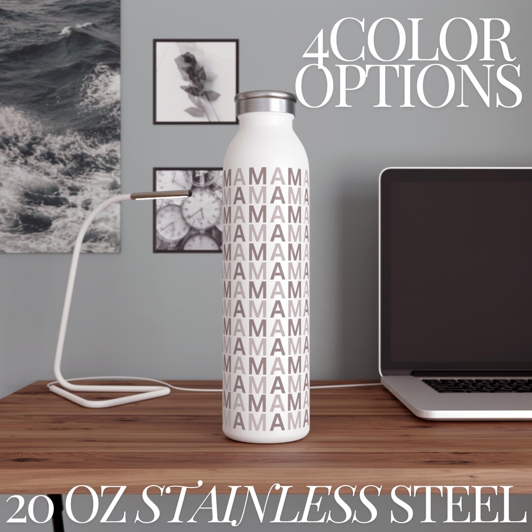 New Mom Water Bottle Tumbler Mothers Day Gift Mama Gift Stainless Steel ...