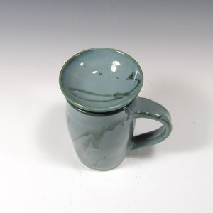 Mug With Spoon Rest or Teabag Holder - Coffee Mug With Spoon Rest - Tea ...