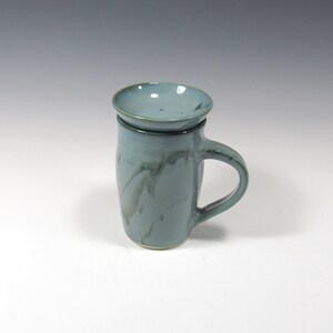 Mug With Spoon Rest or Teabag Holder - Coffee Mug With Spoon Rest - Tea ...