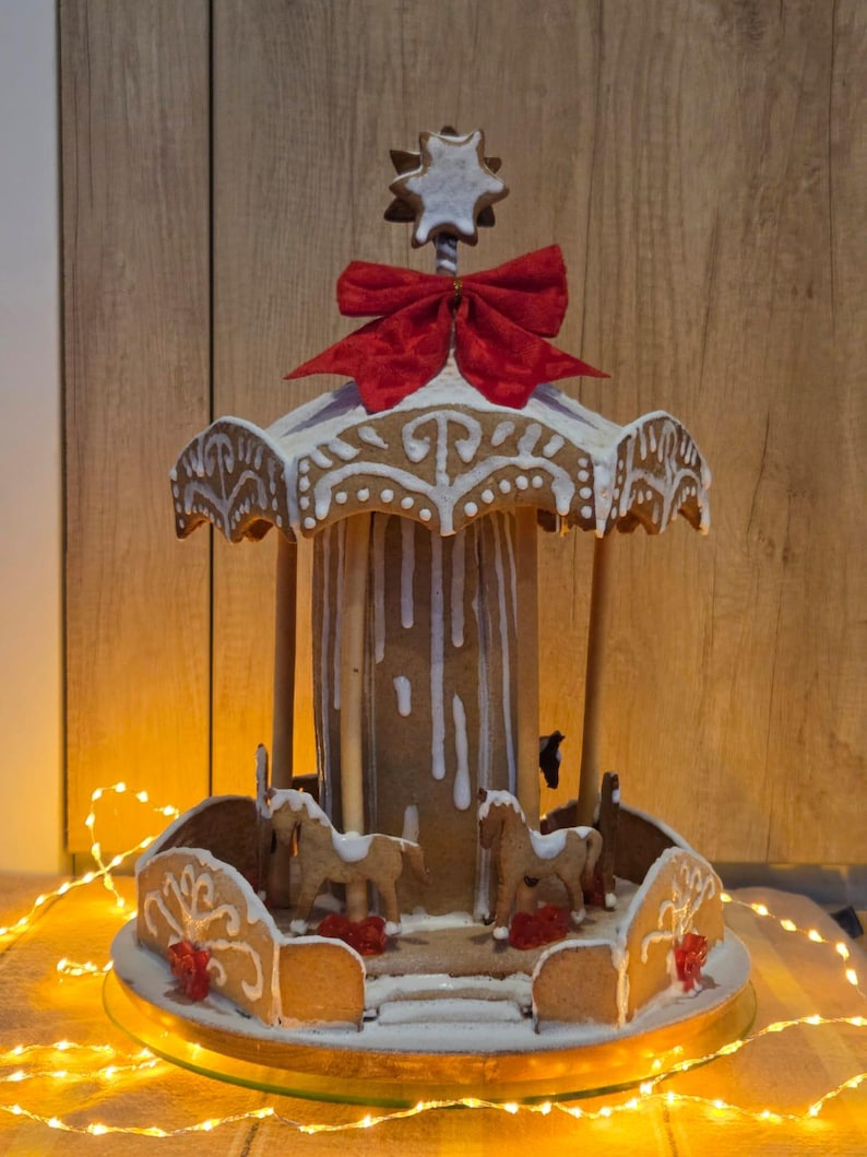 Gingerbread House Carousel Template – A3 Printable PDF Pattern ...