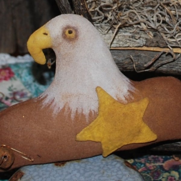 Primitive Eagle - Etsy