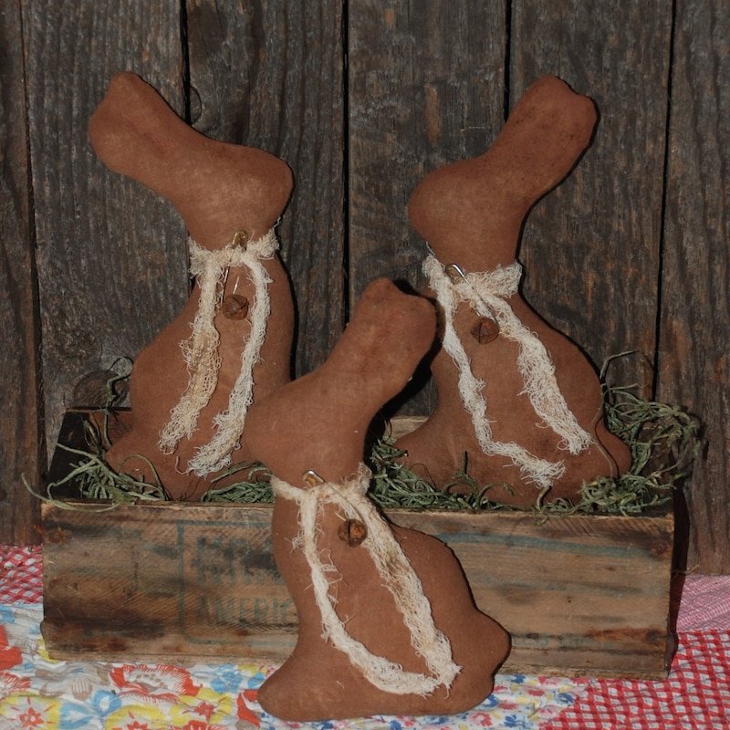 Primitive Rabbit Patterns - Etsy