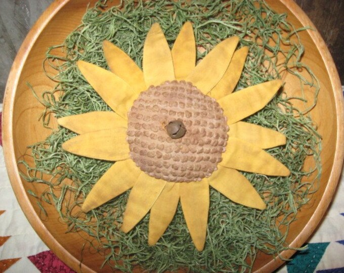 Primitive Sunflower E-PATTERN - Etsy