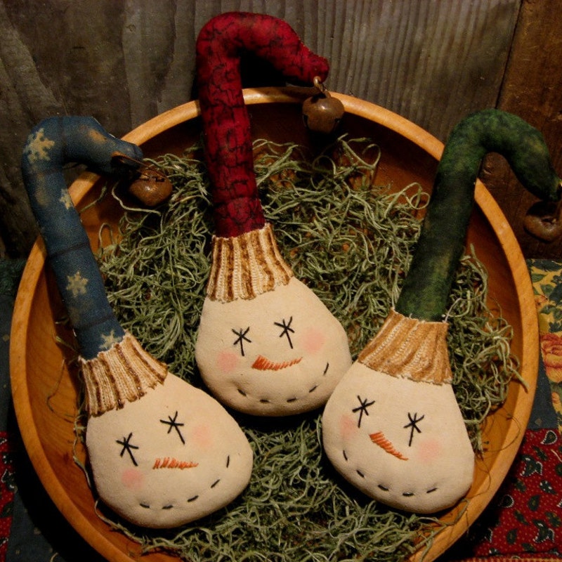 Primitive Christmas Ornaments - Etsy