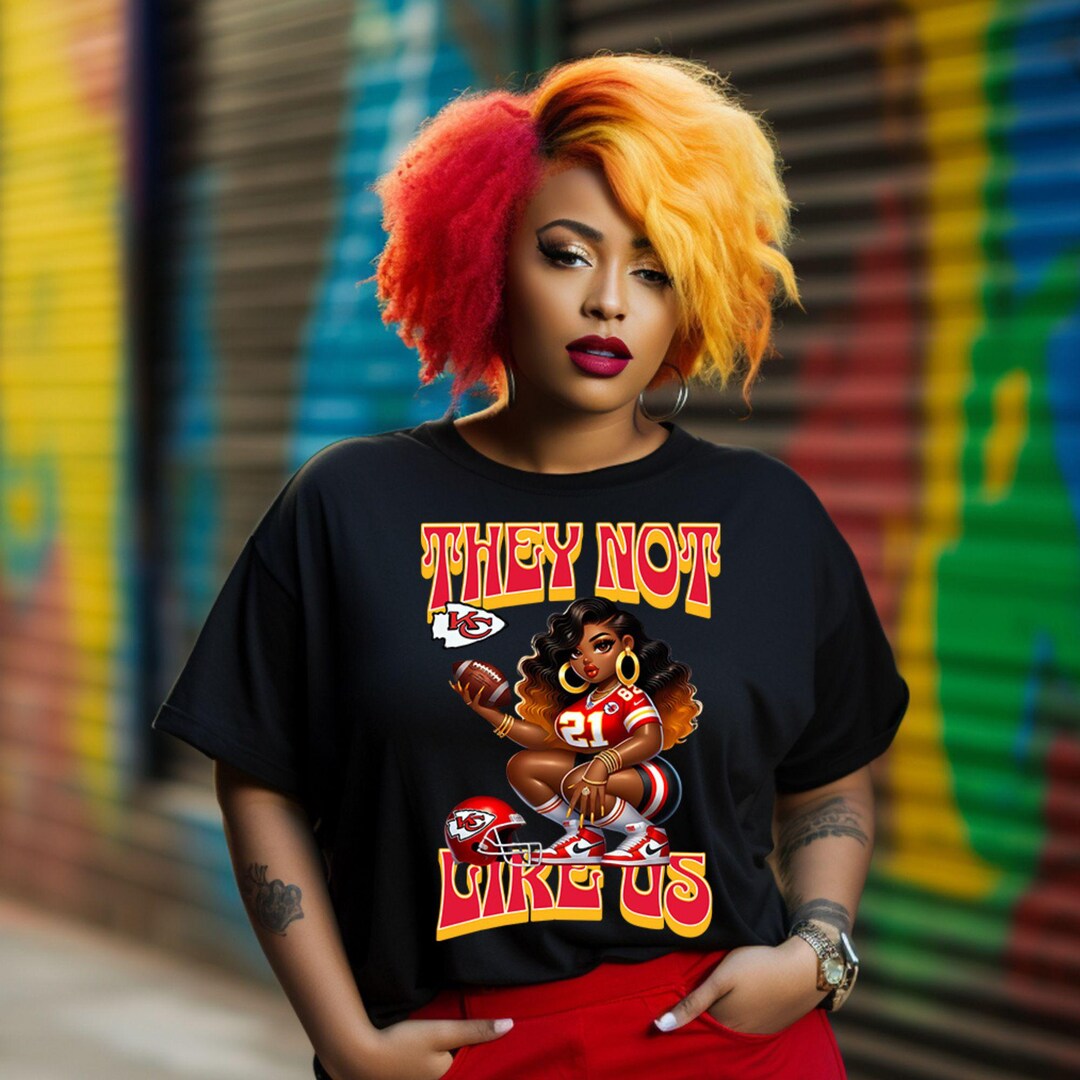Chiefs Girl They Not Like Us Canva Pro Trio (non Editable) - Etsy