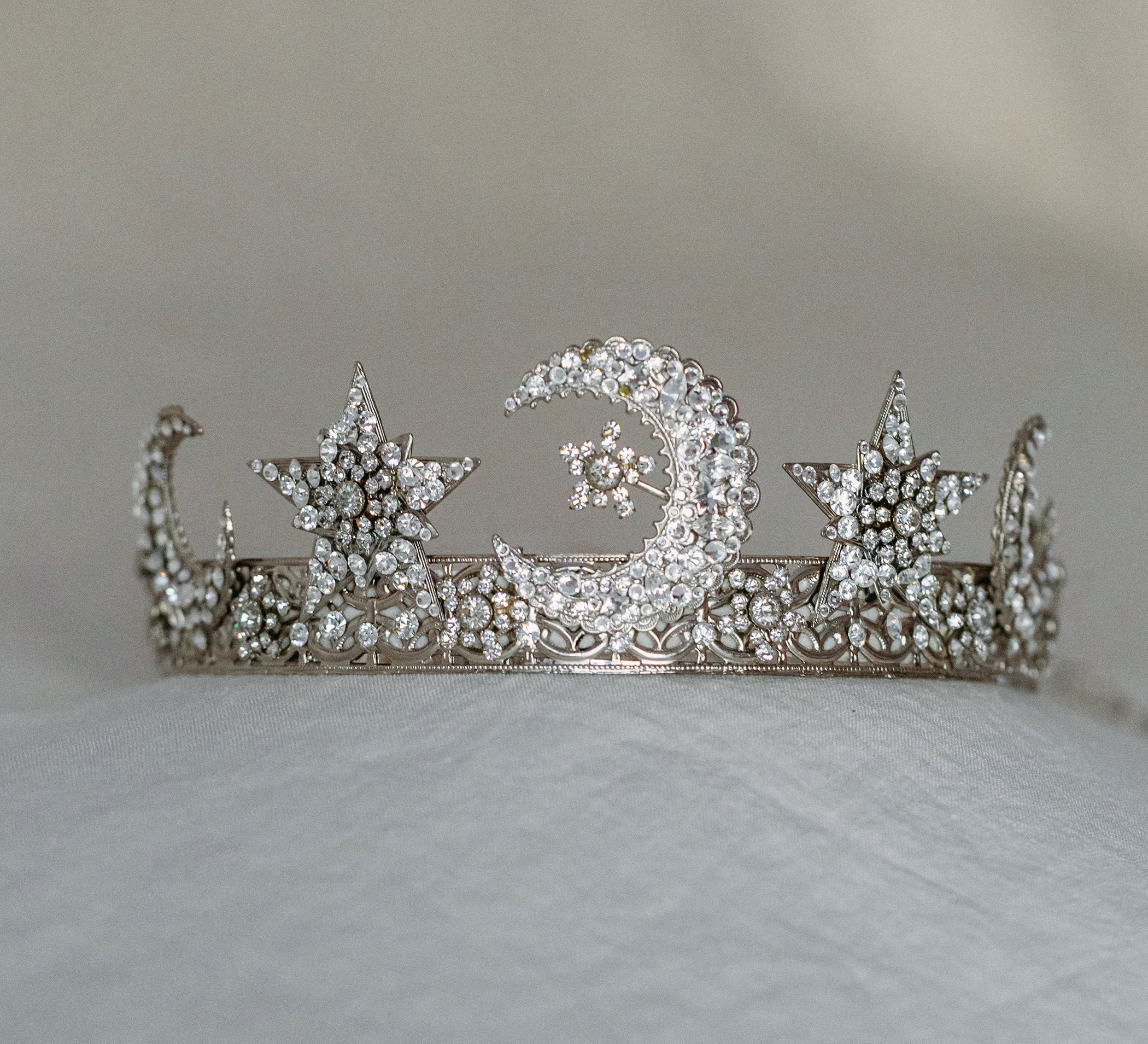 Earthbound Misfit Moon & Stars Celestial Wedding Crown NO. 2331 - Etsy
