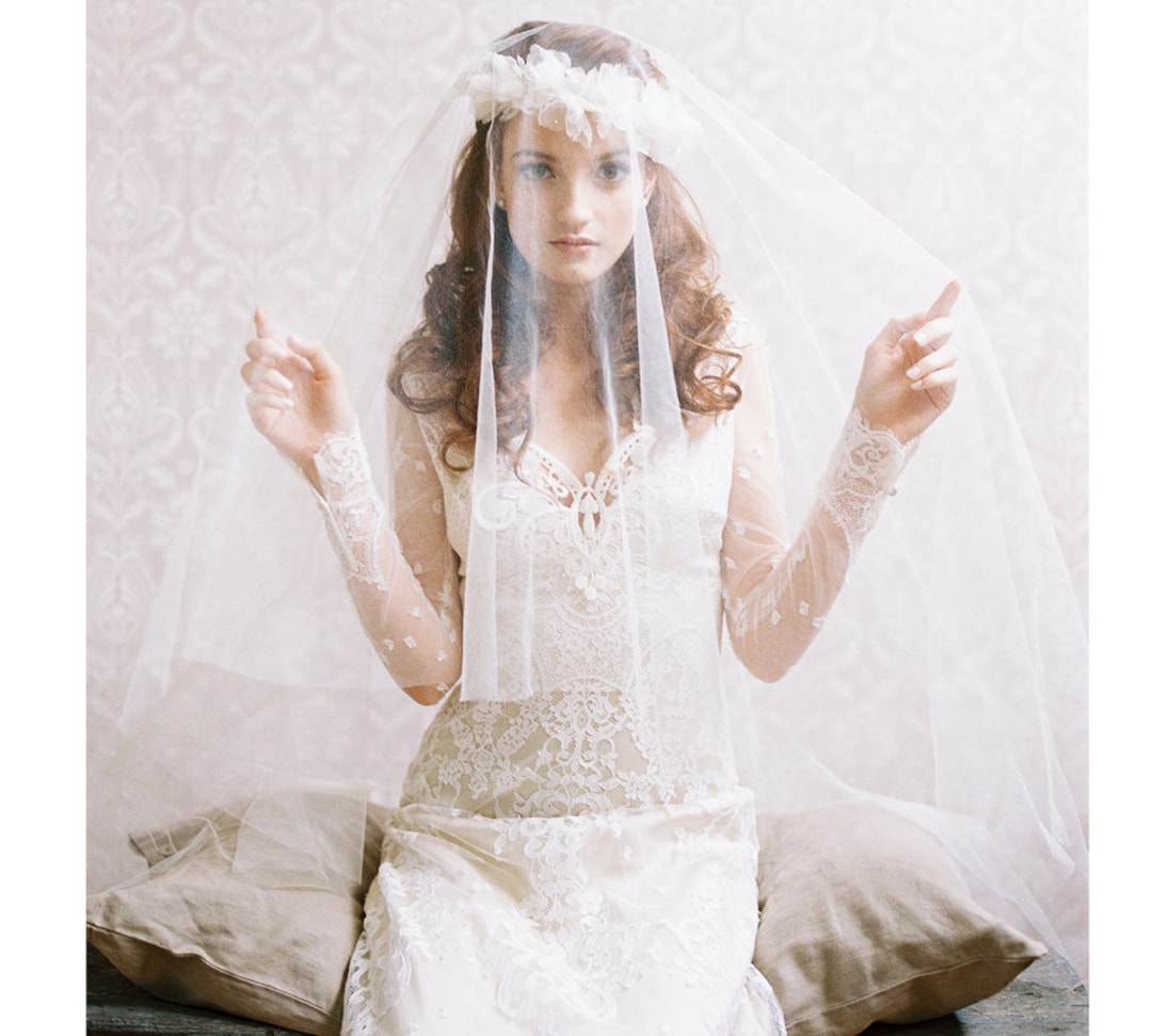 Bridal Veil Ballet Blusher Veil - Style Soft Kiss No. 1978 - Etsy