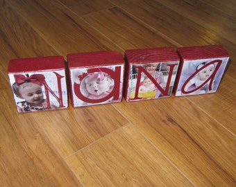 Nana Photo Blocks - Etsy