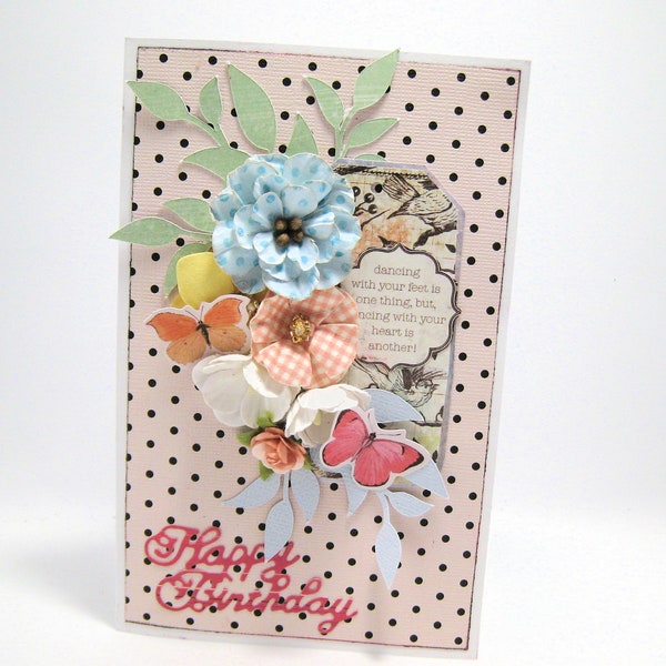Embellished Greeting Card - Etsy