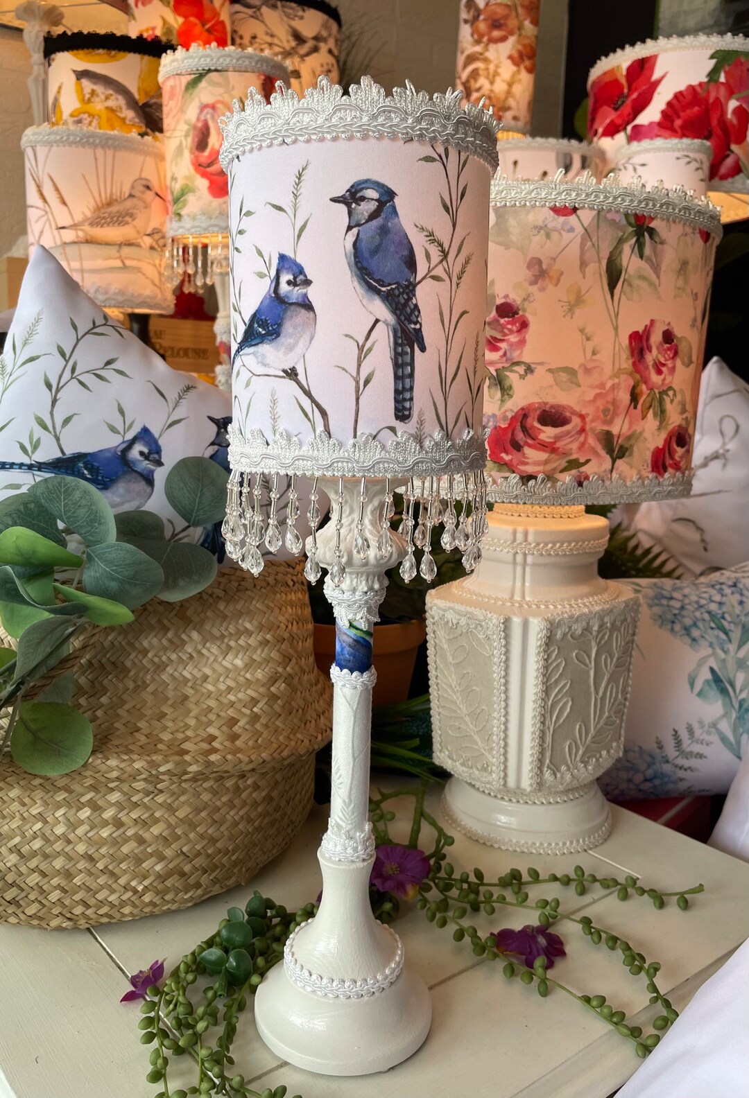 Blue Jays Lamp Blue Lamp Blue Jay Jays Bird Lamp - Etsy