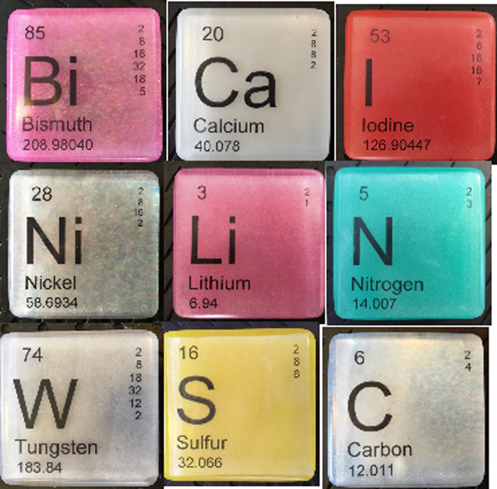 It's Elementary® PERIODIC TABLE of Elements Soap/geek Gift/element ...