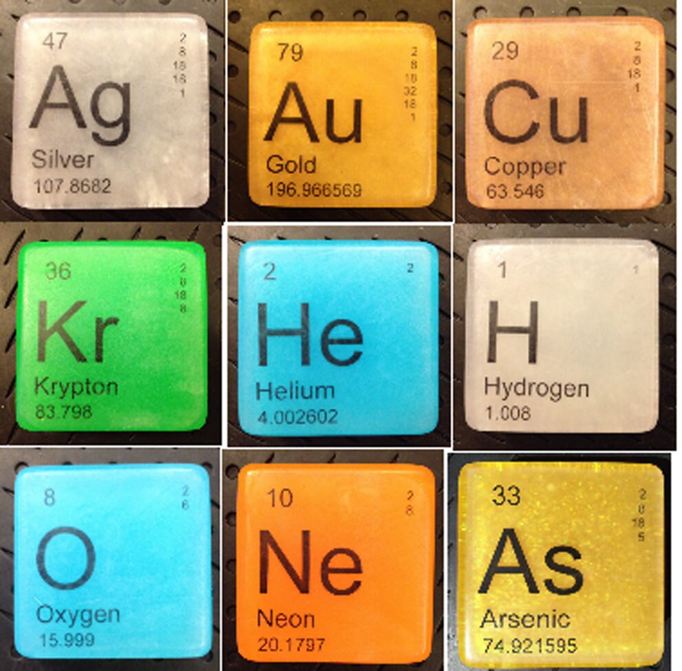 It's Elementary® PERIODIC TABLE of Elements Soap/geek Gift/element ...