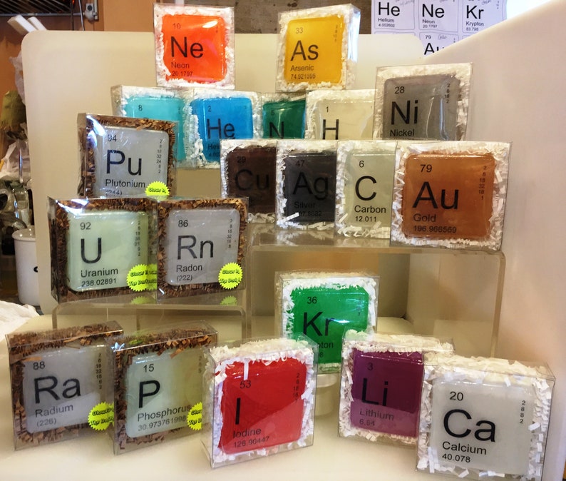 It's Elementary® PERIODIC TABLE of Elements Soap/geek - Etsy