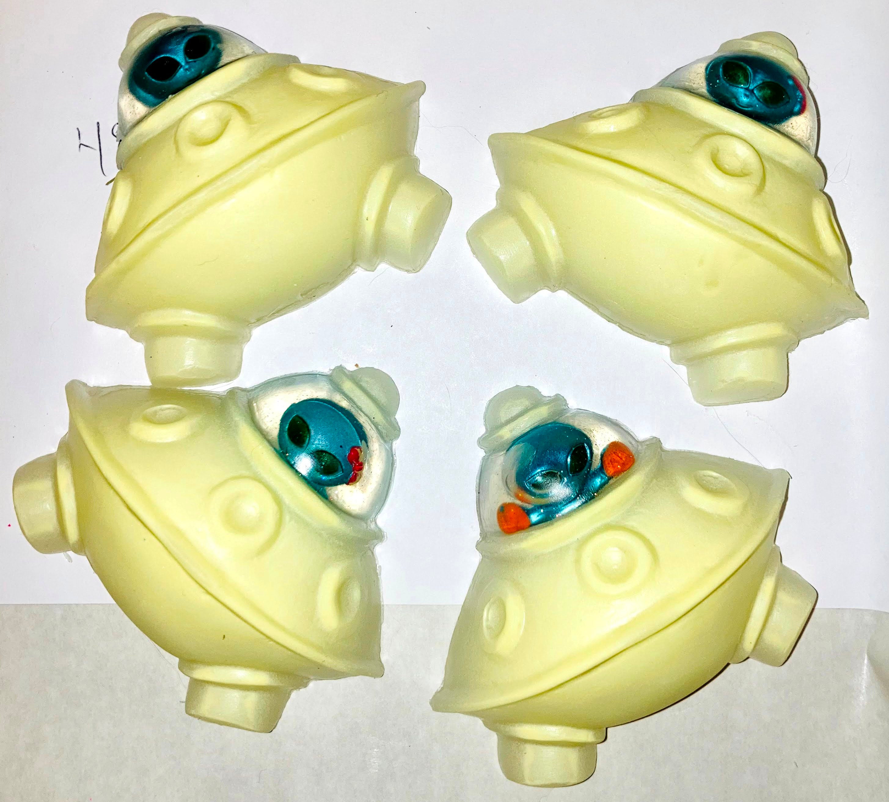 Alien Soap/Martian Soap/UFO Soap/Flying Saucer Soap/Glow In the dark ...
