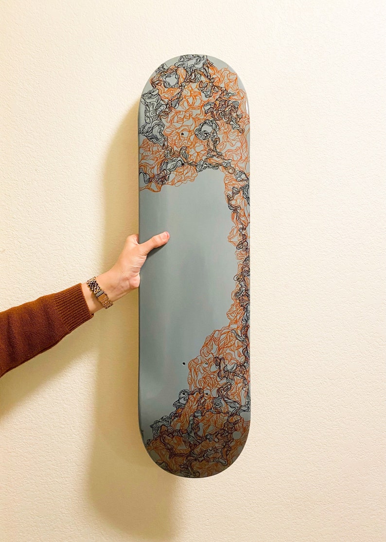 Custom Hand Painted Skateboard - Etsy