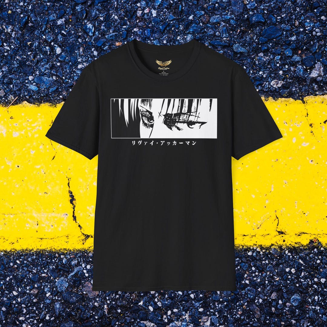 Levi Ackerman death Stare, Attack on Titan, Anime Series, Manga Shirt ...