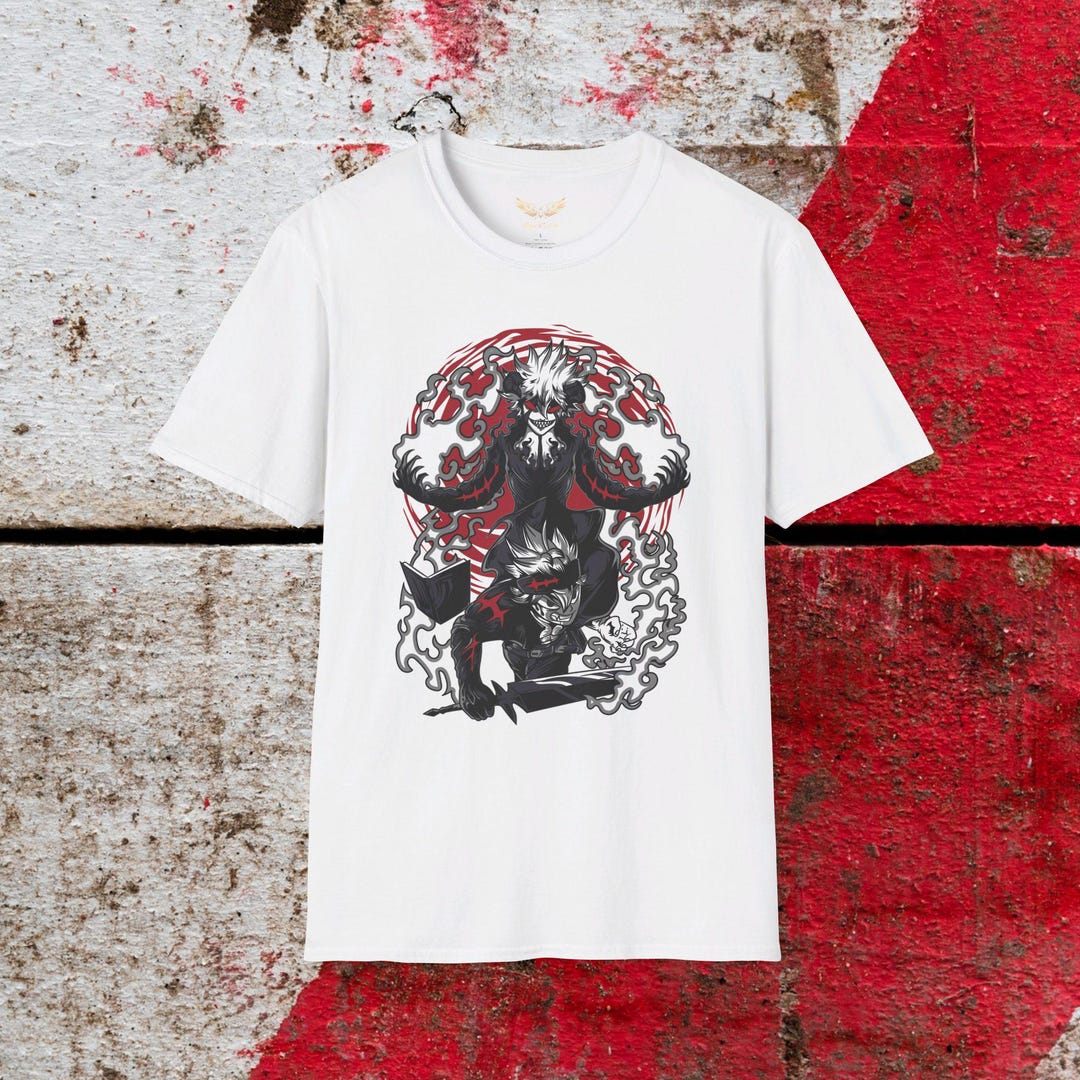 Asta Black Clover devil Union Mode, Black Clover Apparel, Anime T-shirt ...