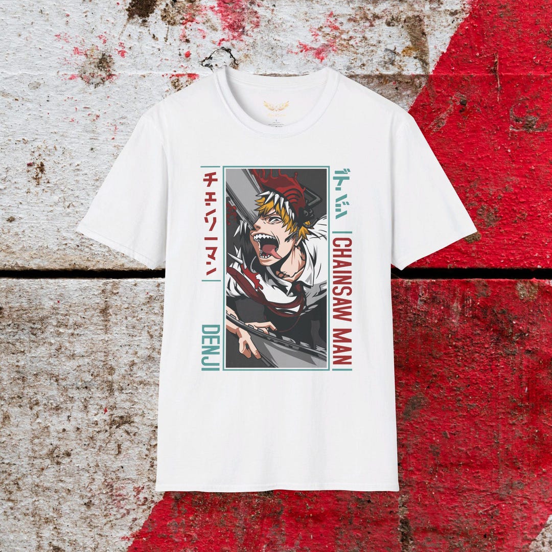 Denji chainsaw Man, Best Anime Gifts, Anime Merch, Anime Shirts, Anime ...