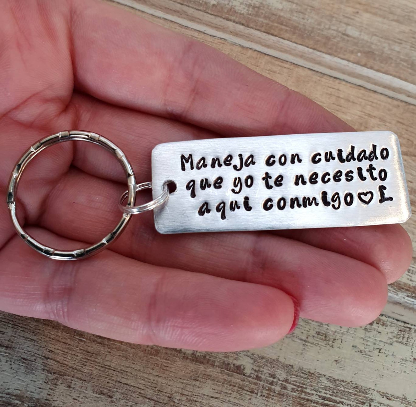 Personalized Keychain Maneja Con Cuidado Llavero Boyfriend - Etsy
