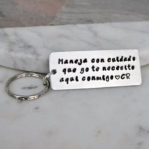 Personalized Keychain Maneja Con Cuidado Llavero, Boyfriend Gift ...