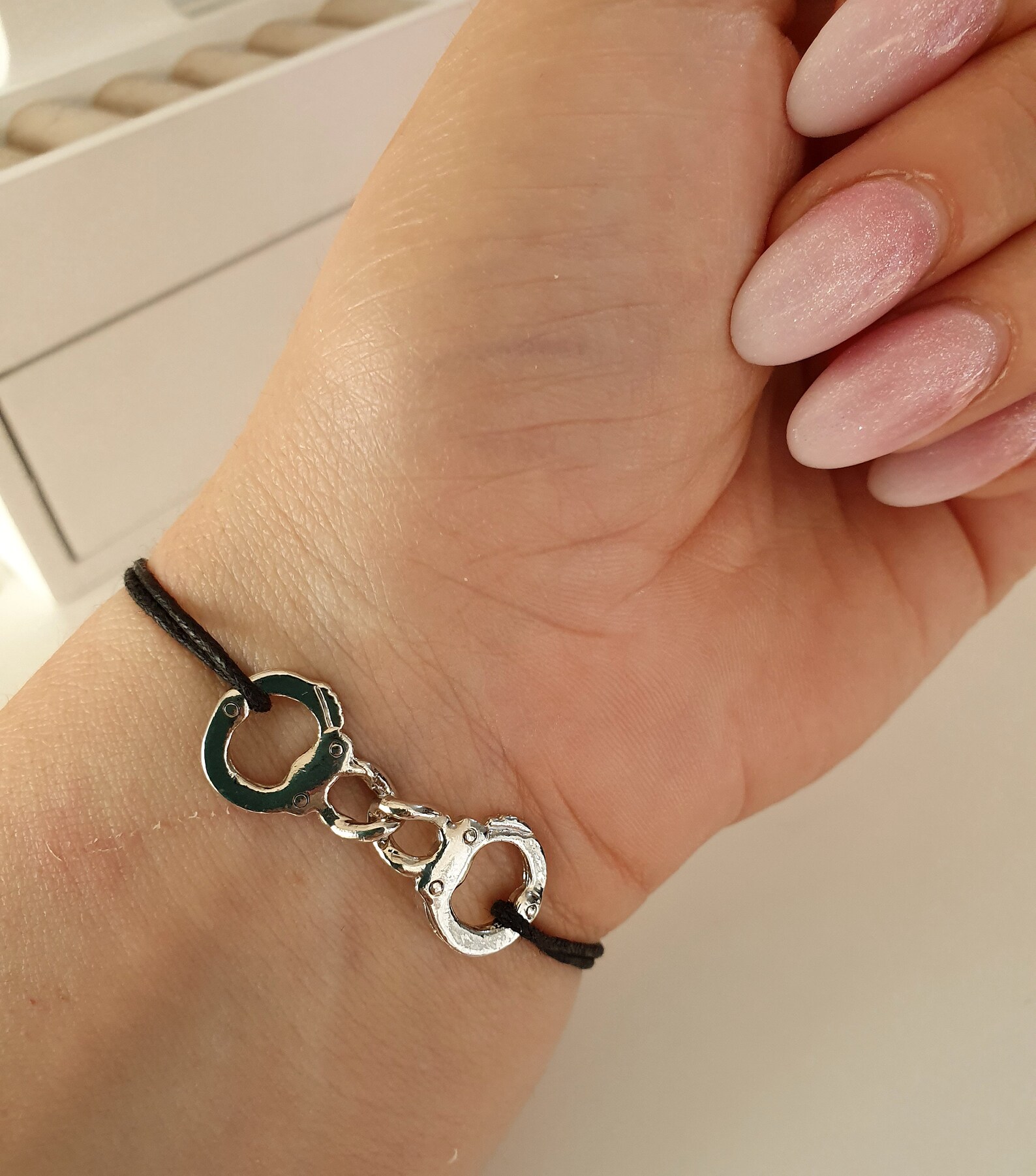 Handcuffs Bracelet Partners in Crime Bracelet String | Etsy