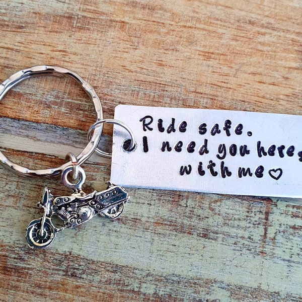 Couples Motorcycle Keychain - Etsy